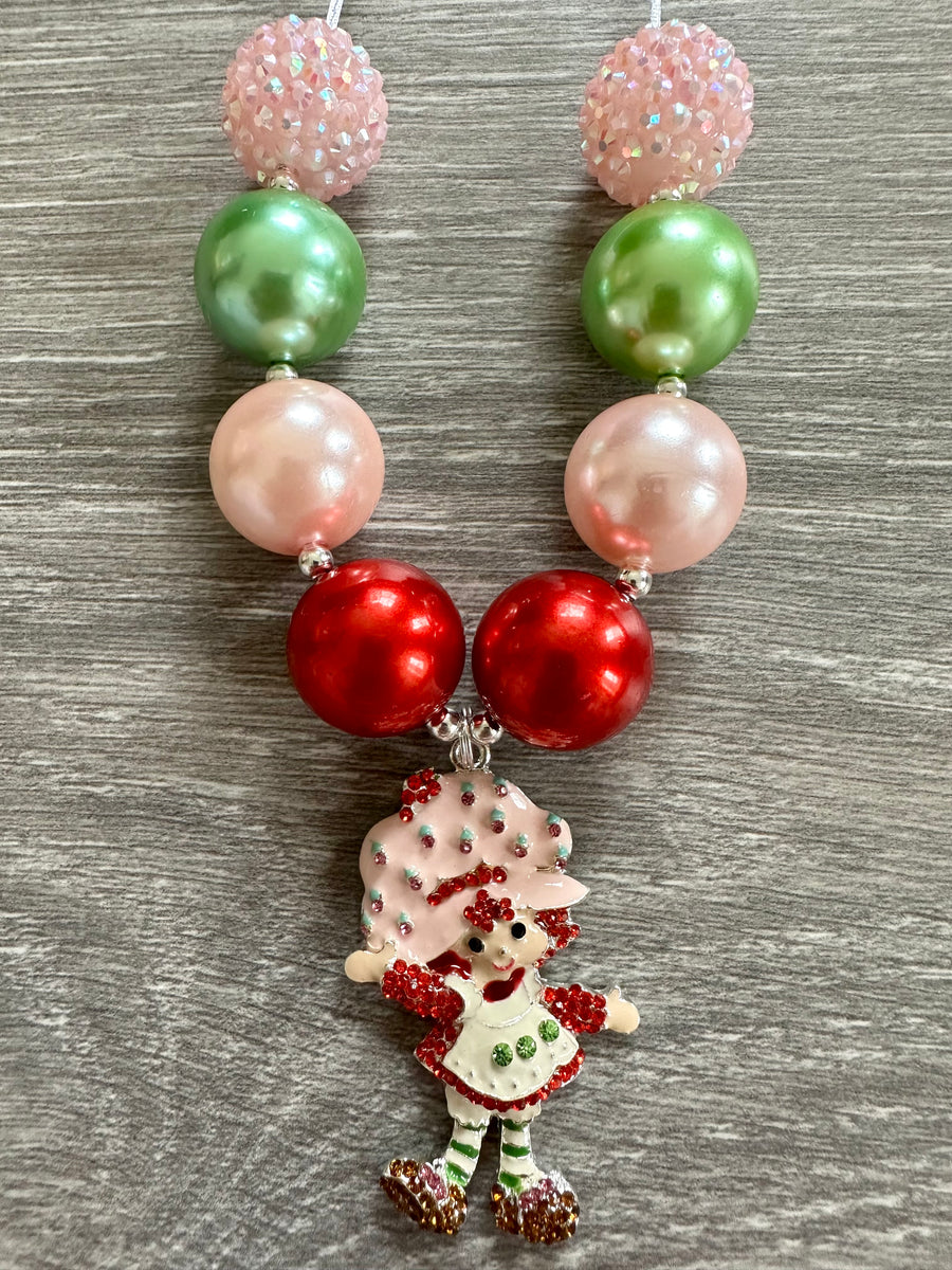 Strawberry Shortcake pendant – Little Pieces Designs