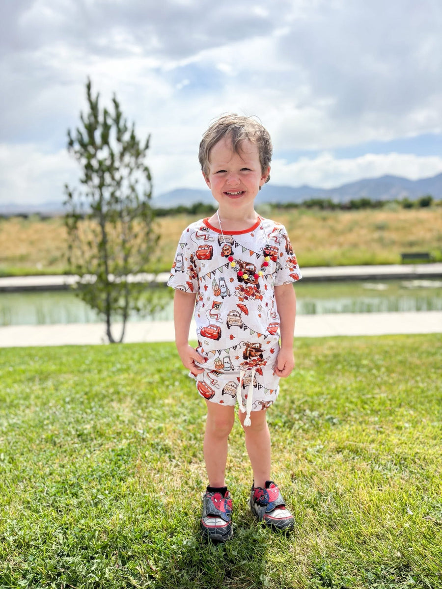 Friends- Lightning McQueen & Mater statement – Little Pieces Designs